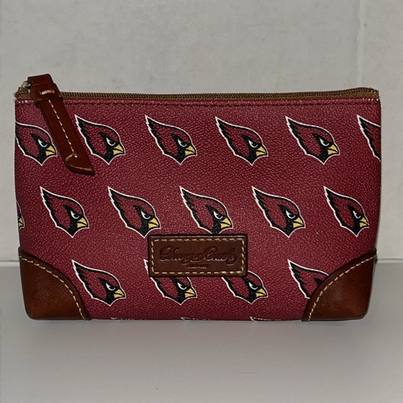 Dooney & Bourke | Bags | Dooney Bourke Cosmetic Pouch Az Cardinals Nfl ...